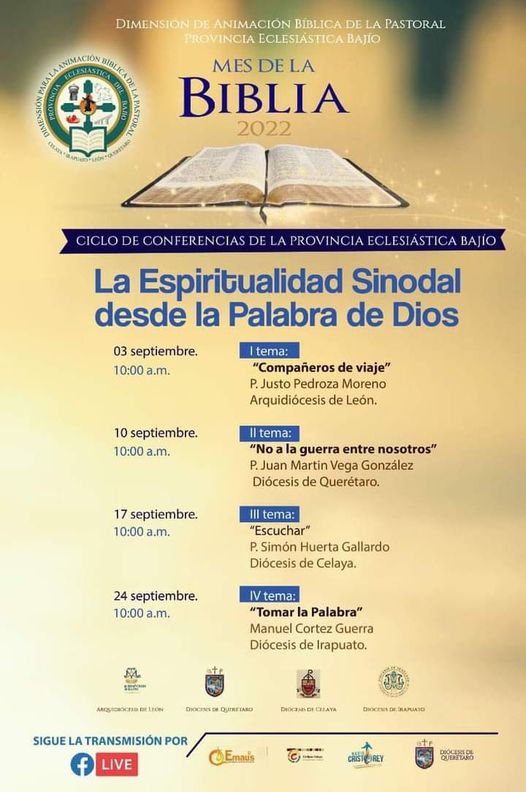 SEPTIEMBRE MES DE LA BIBLIA. - Diócesis de Querétaro SEPTIEMBRE MES DE LA BIBLIA. - Diócesis de Querétaro